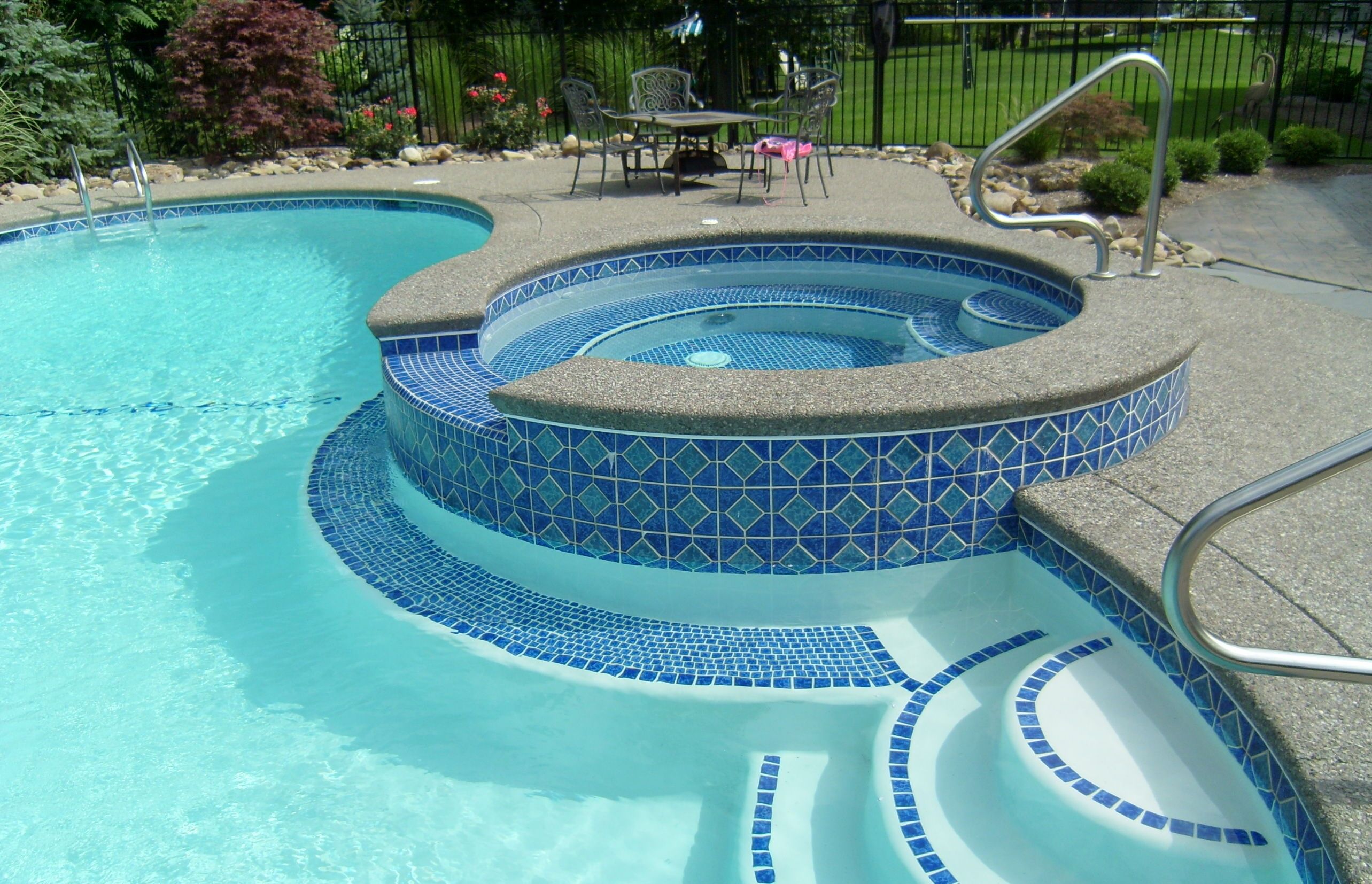 inground pool-spa – Glamour Pools